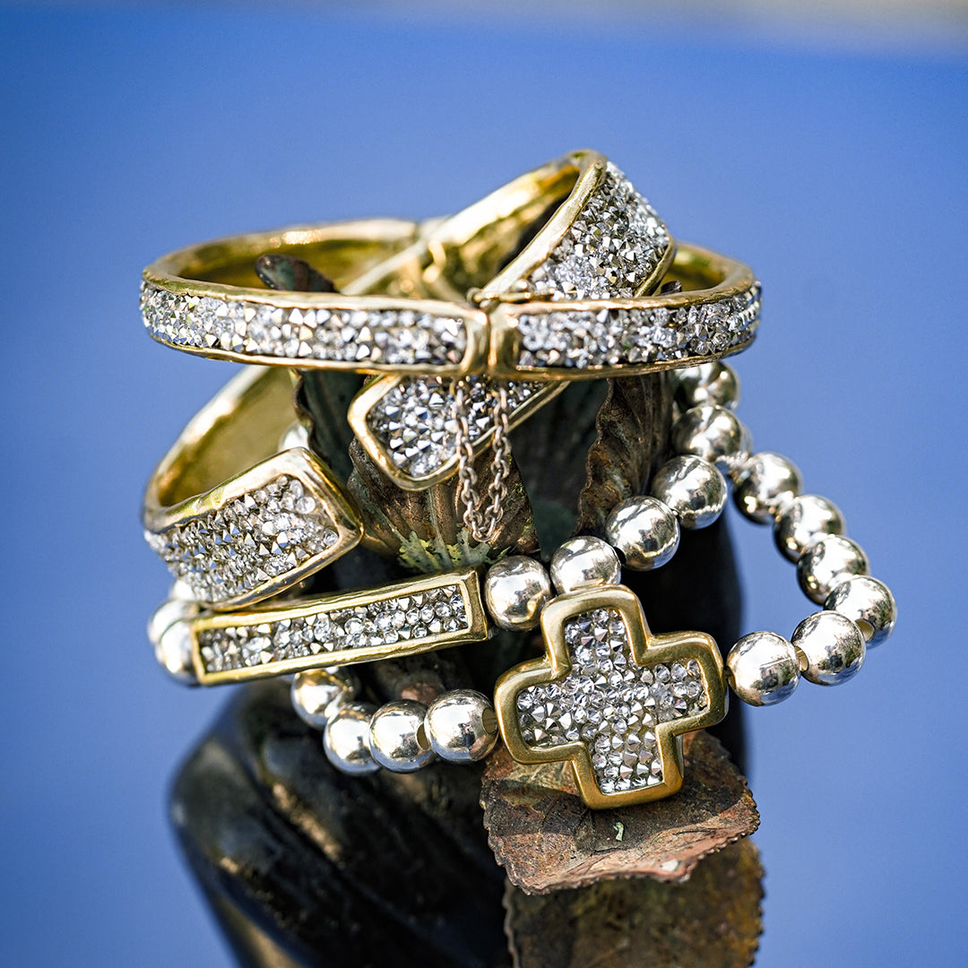 Kristal Harmony Hinge Cuff - Waxing Poetic