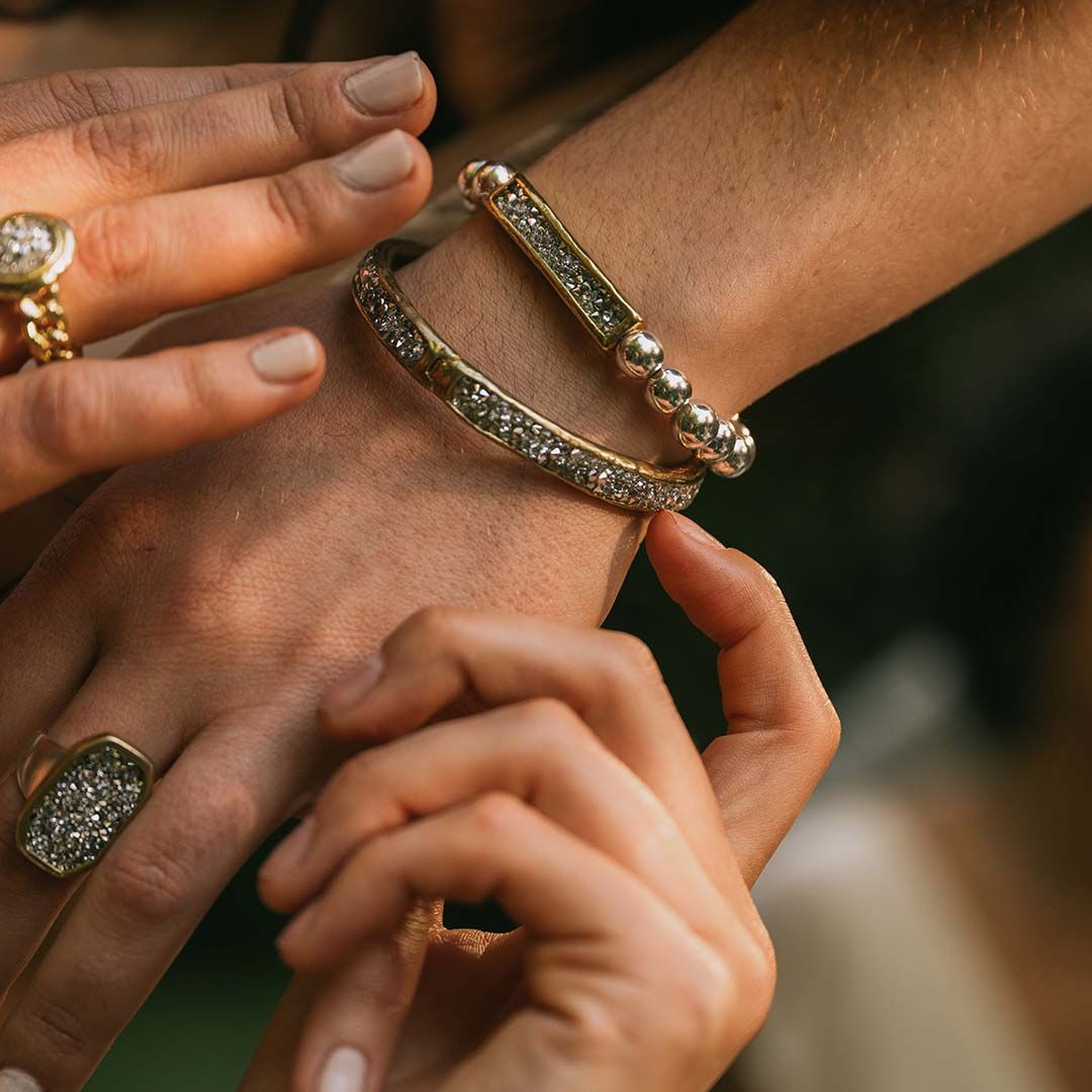 Kristal Bar Spanse Bracelet - Waxing Poetic