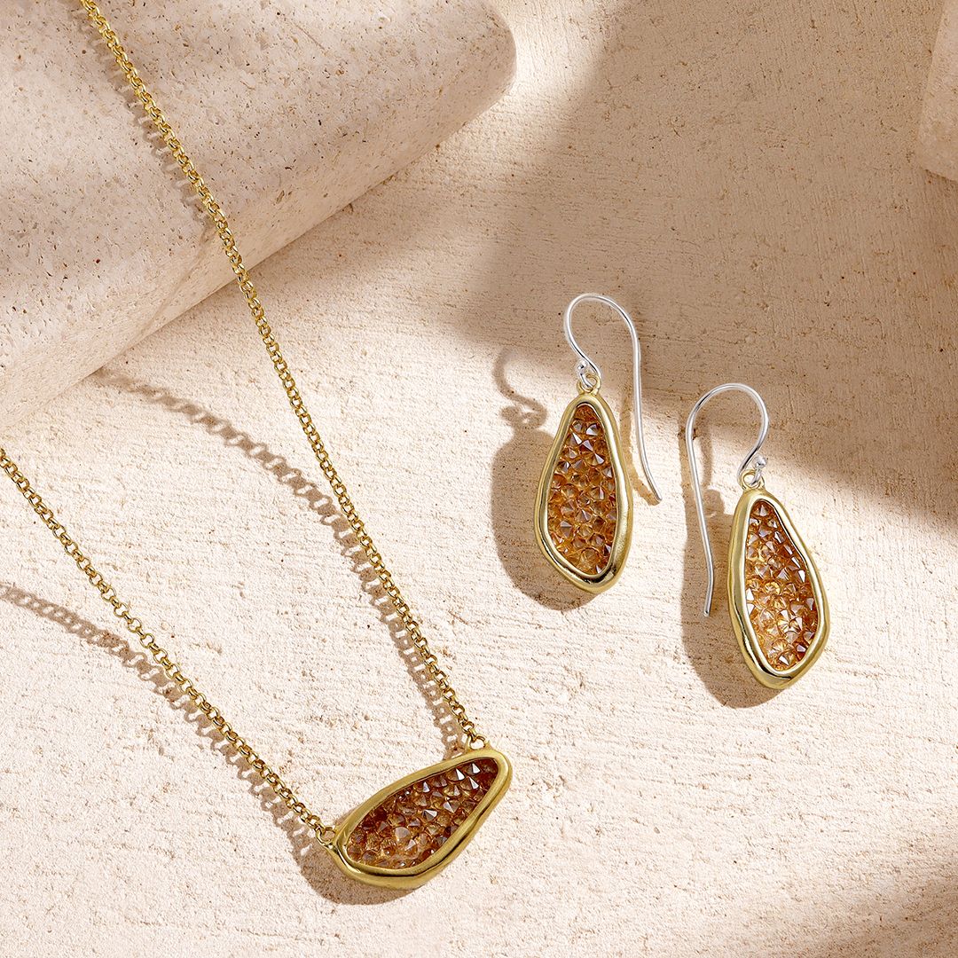 Kristal Petite Dream Traveler Earrings - Sunshadow - Waxing Poetic