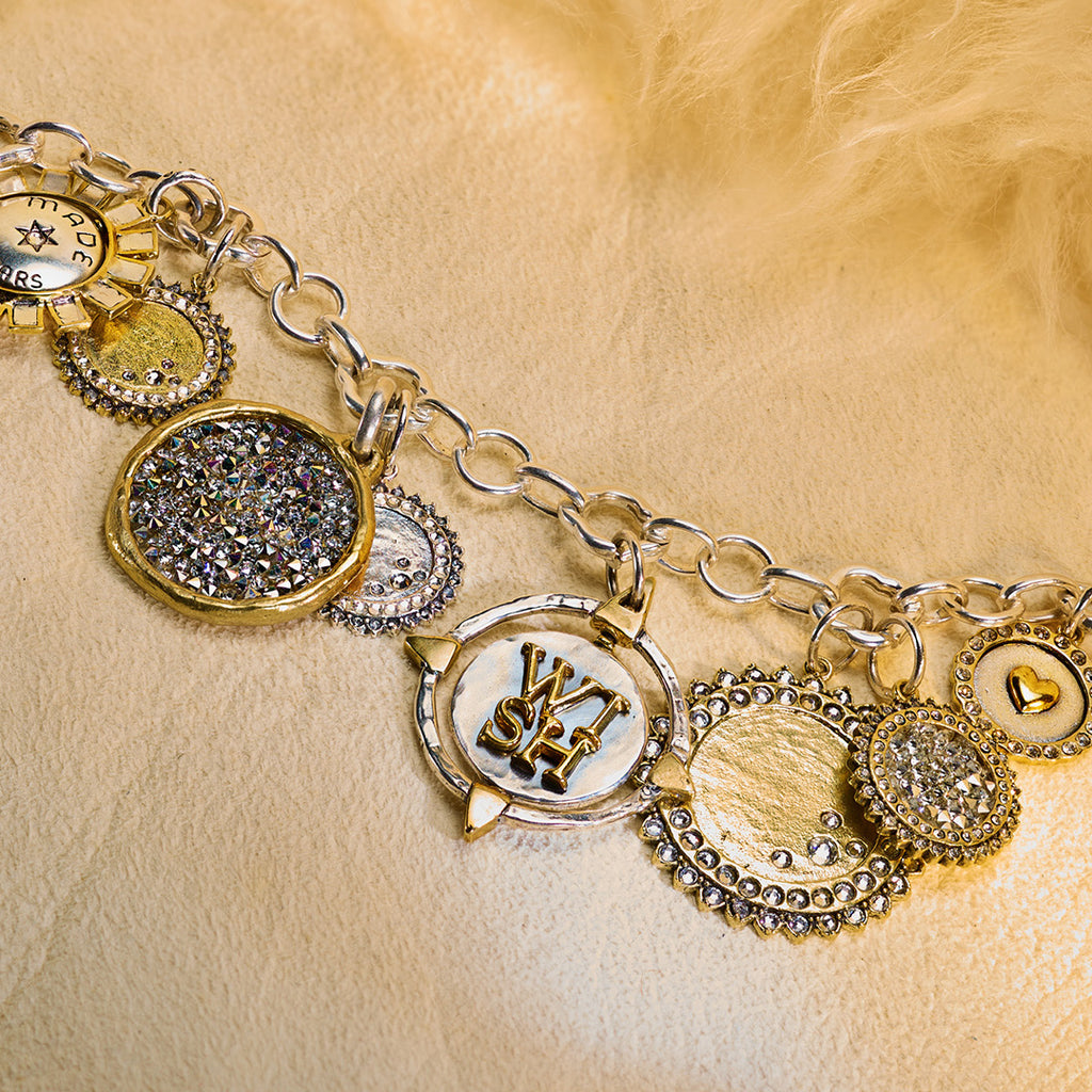 The Light of Stars Charm - Brass - Waxing Poetic