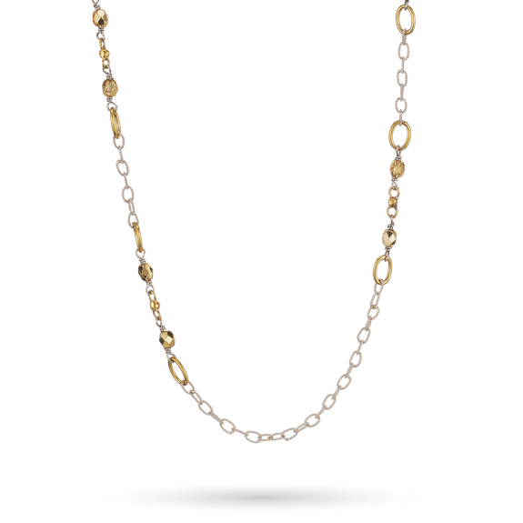 Mixed Metal Chain, Gold and Silver Chain Necklace |Waxing Poetic