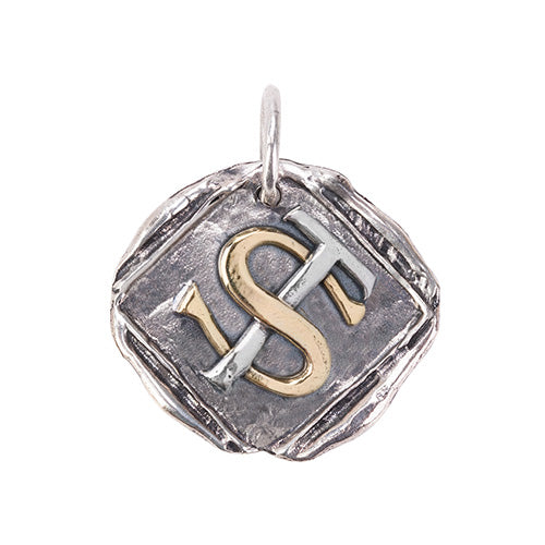 Intertwined Initials Monogram Charm | Waxing Poetic
